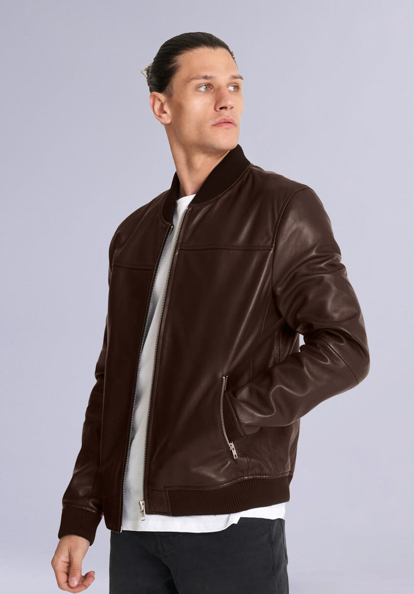 Premium Leather Jackets for Men in Nepal – Harrington Nepal